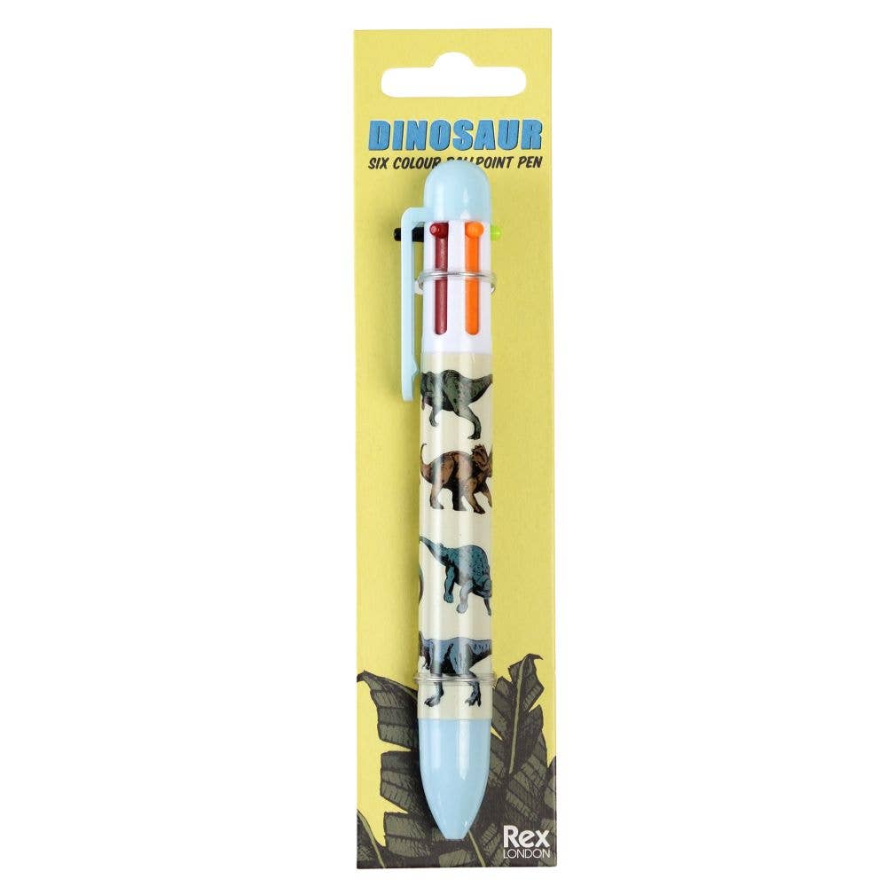 Rex London Six Colour Pen - Dinosaur Prehistoric – CICLO x Argus